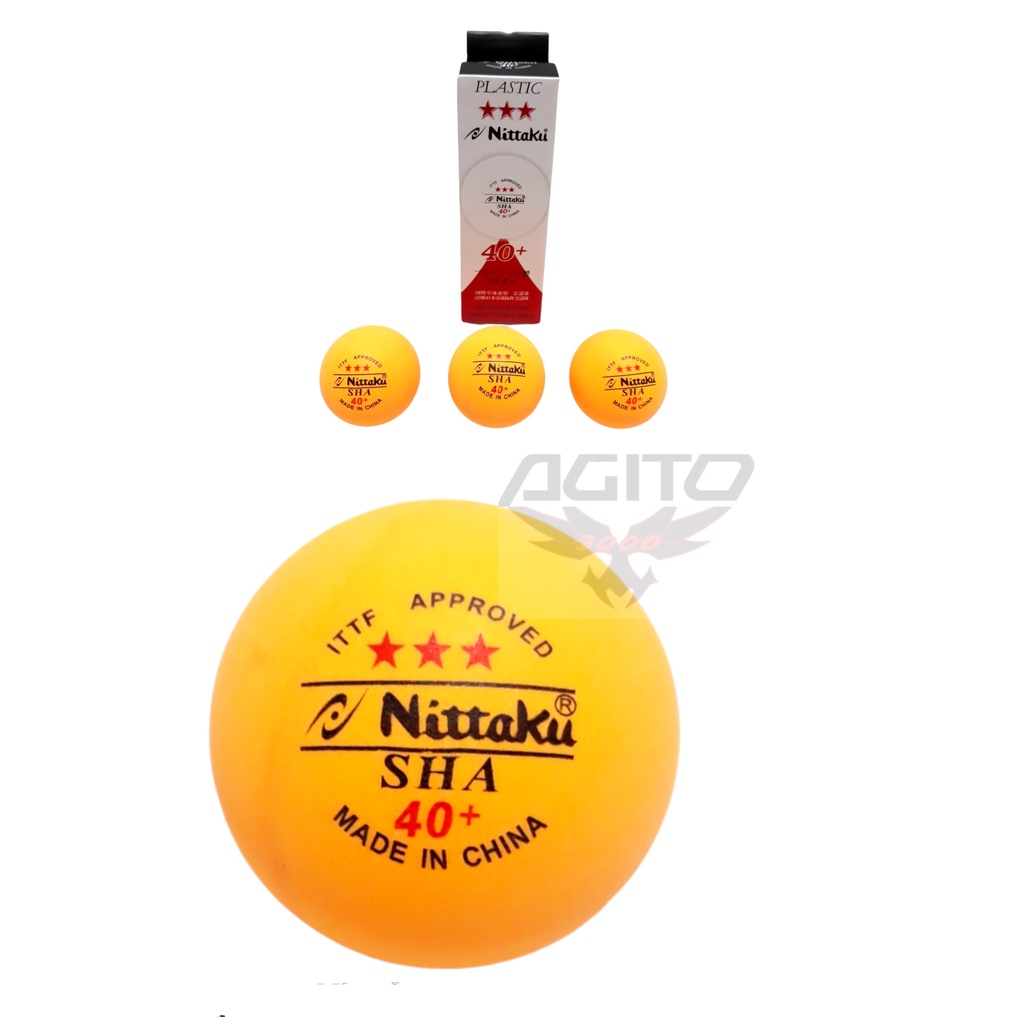 Jual Bola PingPong Atau Tenis Meja Nittaku SHA Star 3 Kotak Putih Indonesia|Shopee Indonesia