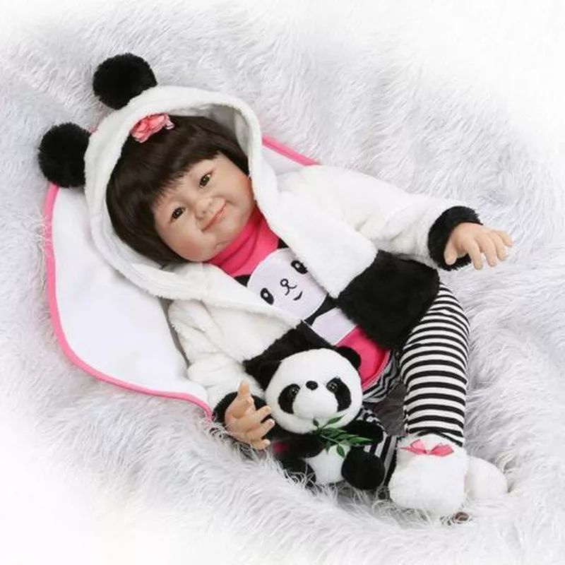 Jual Boneka Reborn 50-55cm Simulation Reborn Baby Doll Lifelike Vinyl ...