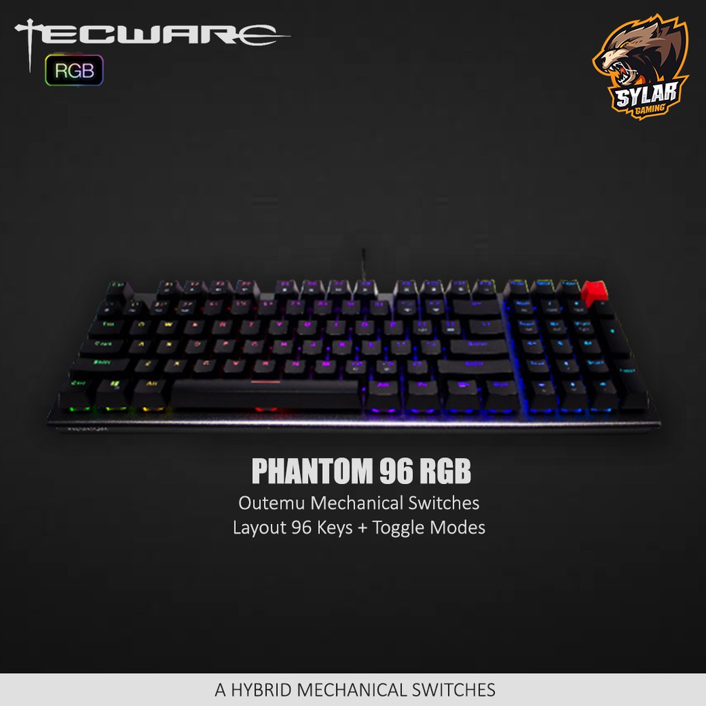 Jual Tecware Phantom 96 Hybrid Mechanical RGB | Shopee Indonesia
