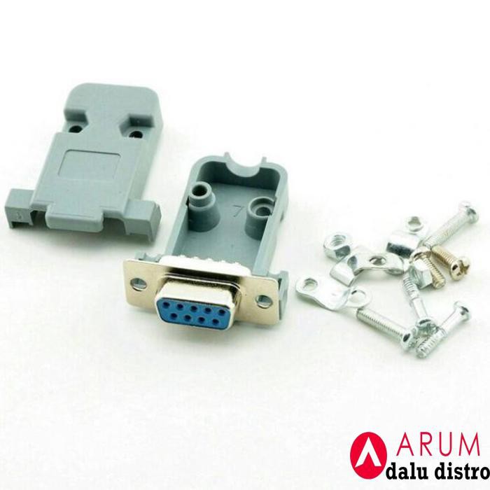 Jual Db9 Female + Cover Connectors 9 Pin Female Rs232 Socket Rs232 Serial Pcmelebik54 Juara ...