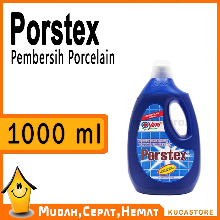 Jual Porstex Yuri Pembersih Keramik Botol 1000 ml | Shopee Indonesia