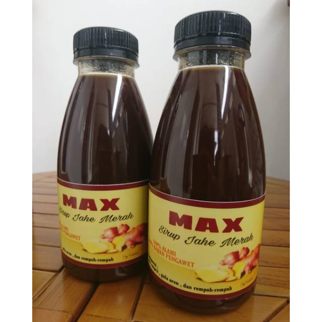 Jual SIRUP JAHE MERAH ASLI DENGAN GULA AREN DAN REMPAH-REMPAH 350ML ...