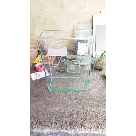 Jual Aquarium kaca aquascape ikan hias 30x15x40 | Shopee Indonesia