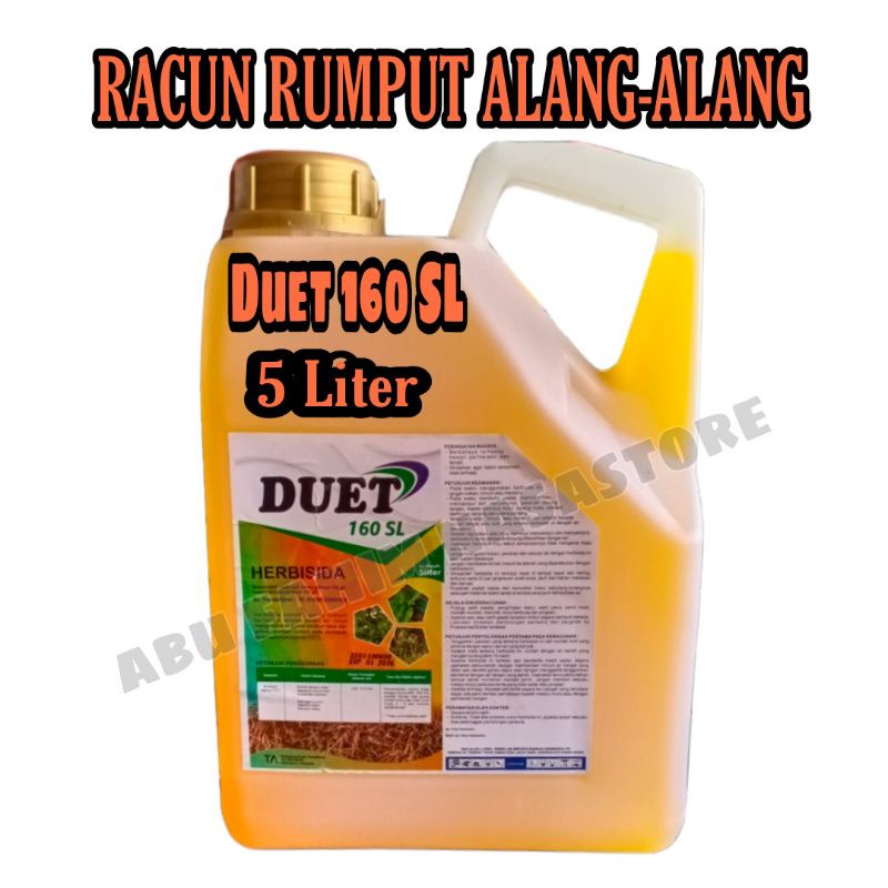 Jual RACUN RUMPUT DUET 160 SL 5 LITER / RACUN ALANG-ALANG | Shopee ...