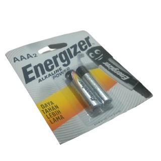 Jual Baterai AAA Energizer Alkaline Power 1 Pack Isi 2 Pcs Batrai energizer Baterai A3 | Shopee ...