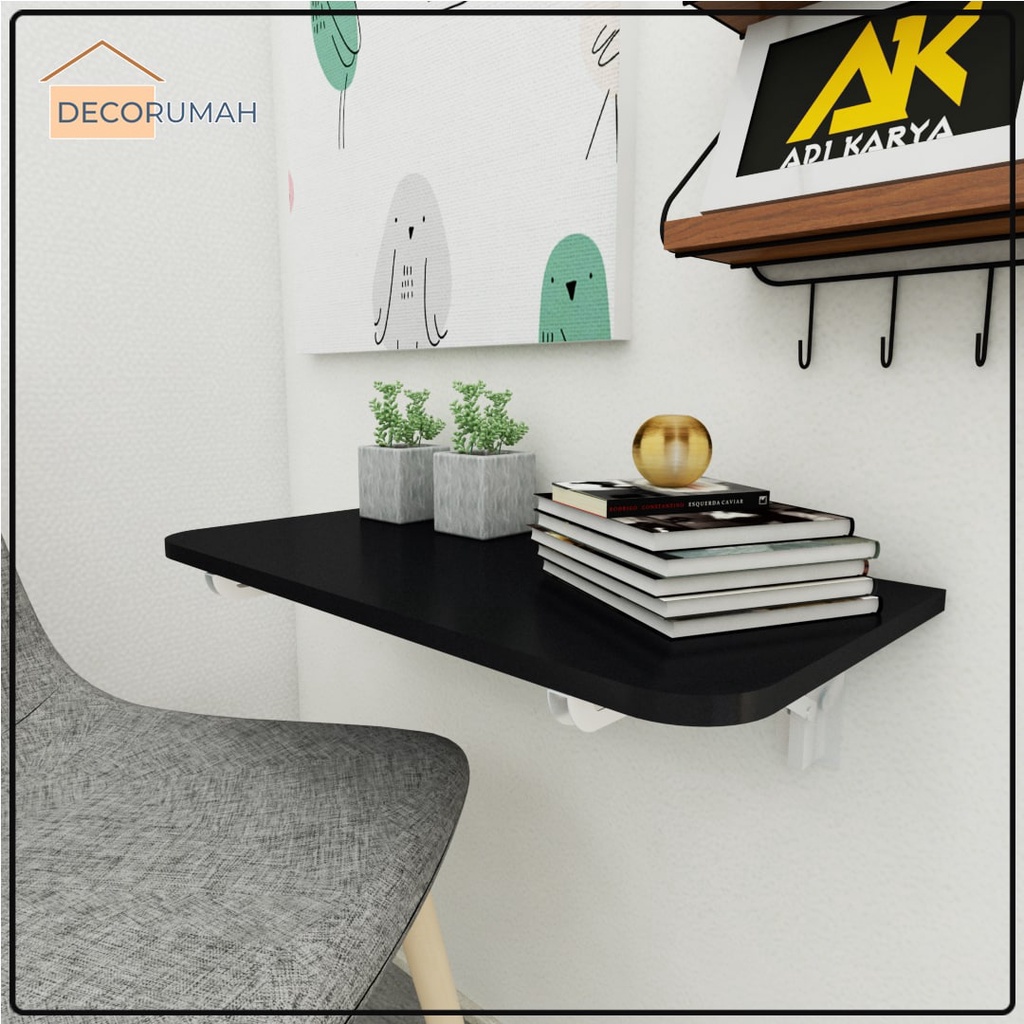 Jual Meja Lipat Dinding 60 x 30 Meja Belajar Kerja Dinding Ambalan ...