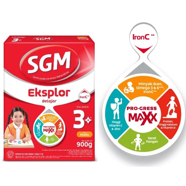 Jual SGM Eksplor 3 Plus Madu / Vanila 900GR | Shopee Indonesia