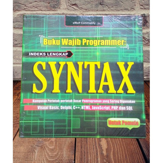 Jual Buku Wajib Programmer: SYNTAX | Shopee Indonesia