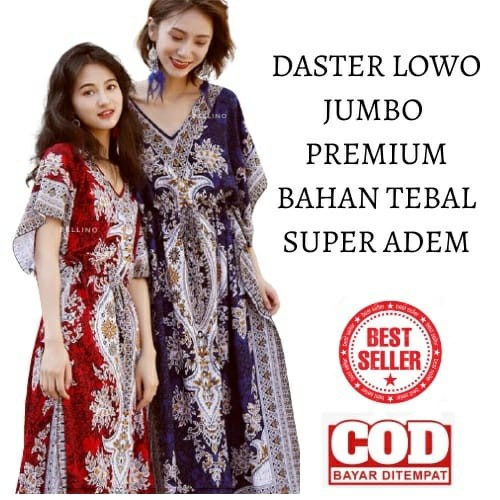 Daster Wanita Longdress Premium Jumbo Model Kelelawar Lowo Kalong Batik ...