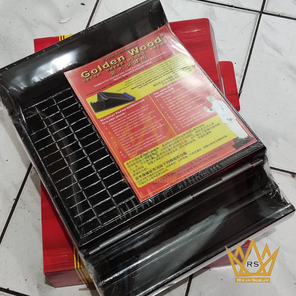 Jual GOLDEN WOOD Papan Miring Terapi Kaki Refleksi kayu senam kesehatan ...