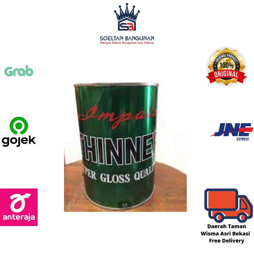 Jual Thinner Impala ( Pengencer cat dan Duco ) 1 Liter | Shopee Indonesia