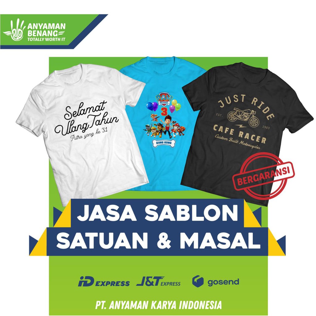 Jual Kaosanbe Jasa Kaos Custom Jasa Sablon Baju Gambar Kaos Satuan ... Jual Kaosanbe Jasa Kaos Custom Jasa Sablon Baju Gambar Kaos Satuan ...
