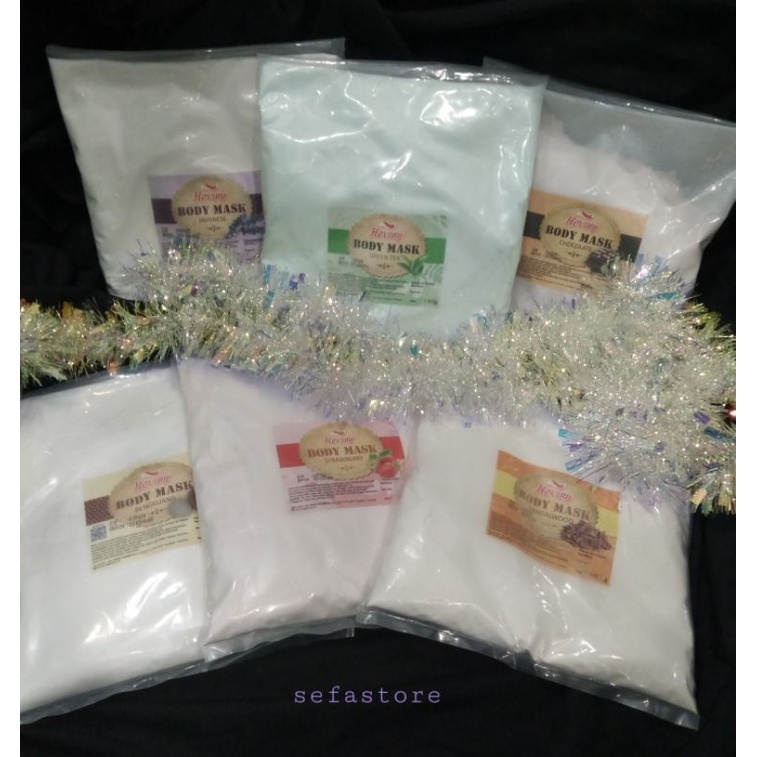 Jual Body Mask HEVINY 1KG // Masker Badan | Shopee Indonesia