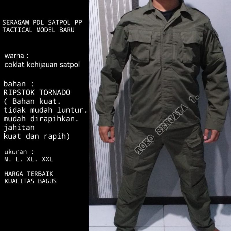 Jual SERAGAM PDL SATPOL PP TACTICAL MODEL BARU | Shopee Indonesia