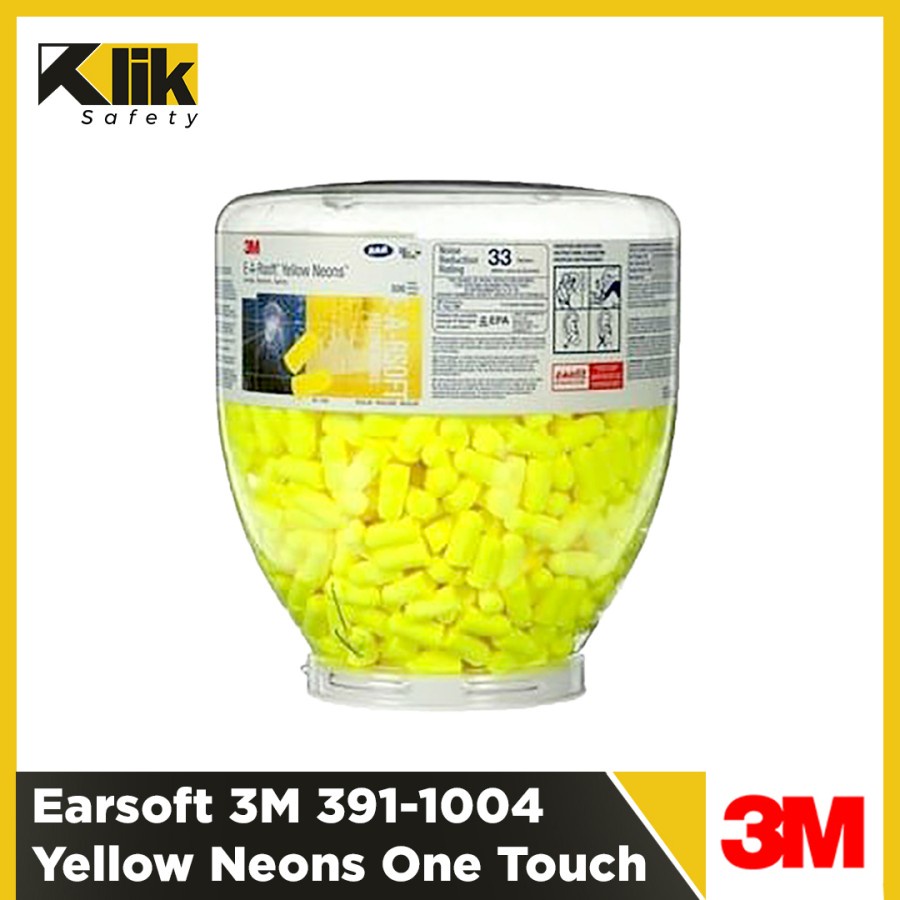 Jual Penutup Telinga Earsoft 3M 391-1004 Yellow Neons One Touch ...