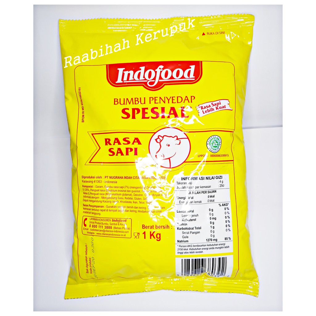Jual BUMBU PENYEDAP SPESIAL / BUMBU TABUR INDOFOOD 1 KG | Shopee Indonesia