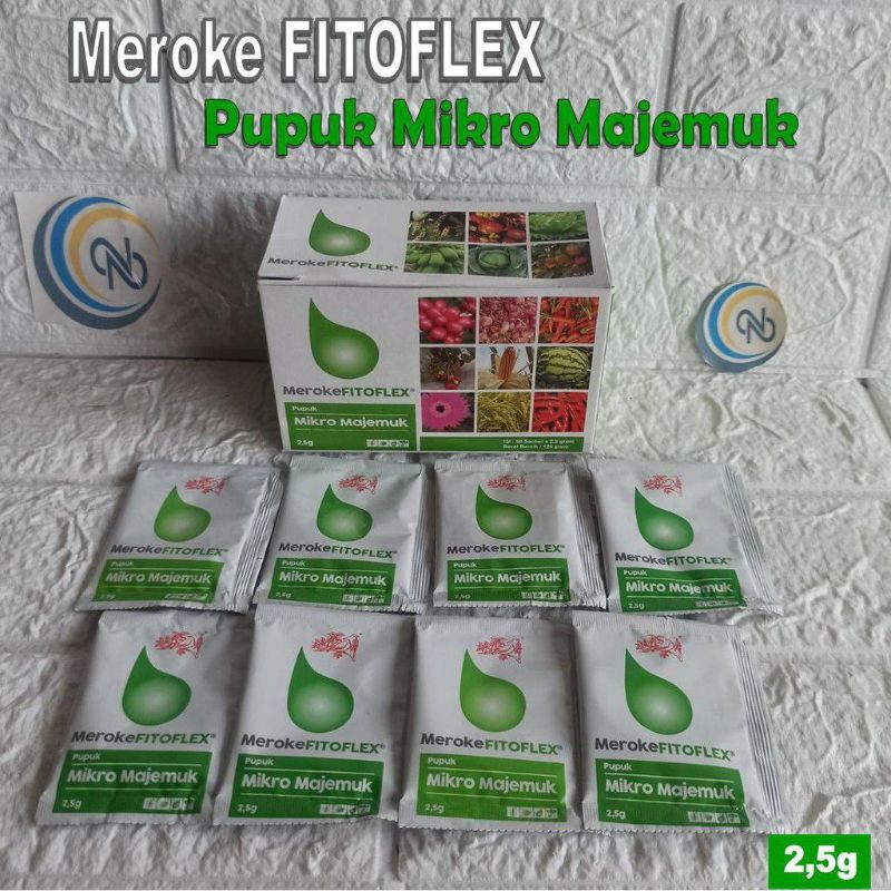 Jual Pupuk Mikro Majemuk Meroke Fitoflex 2,5 gram Kemasan Asli Pabrik ...