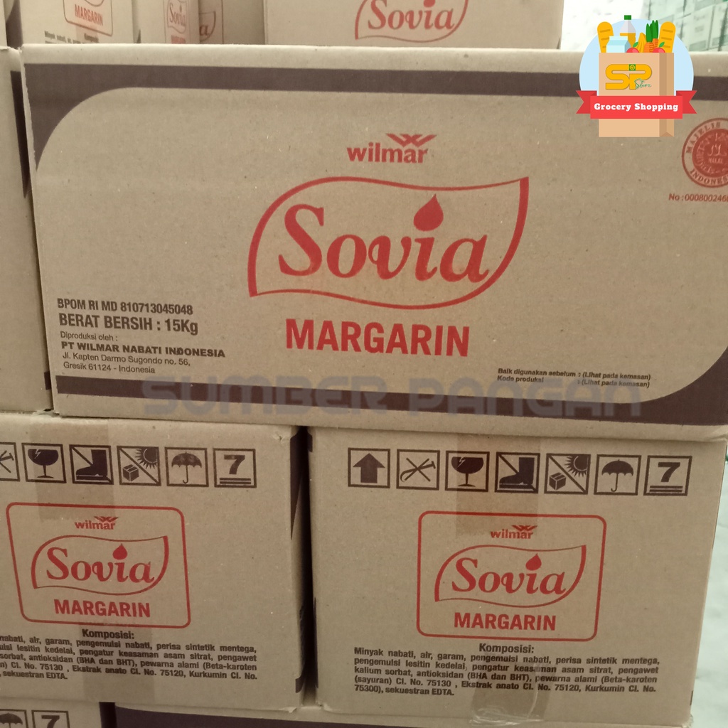 Jual SOVIA Margarine / Margarin / Mentega / Setara MEDALIA 15kg ...