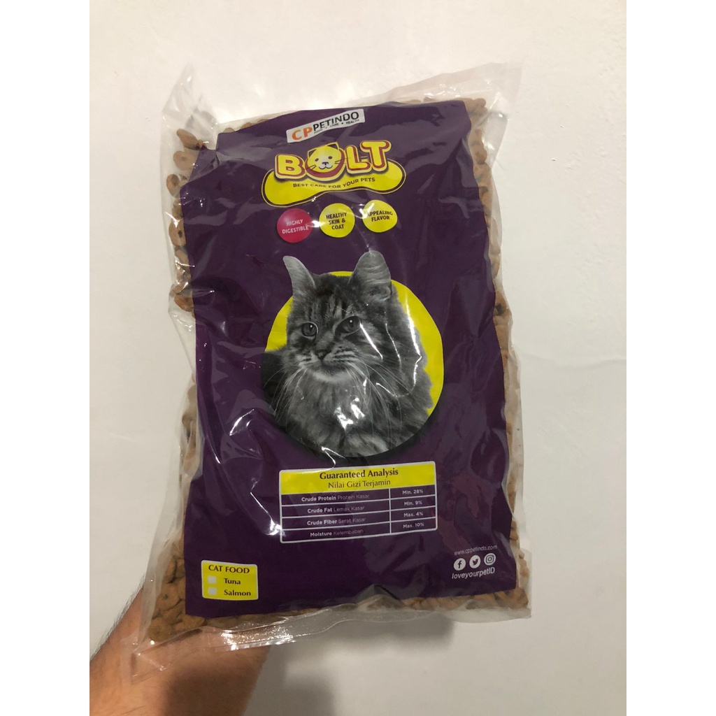 Jual BOLT IKAN atau DONUT 1 kg Makanan kering kucing cat food | Shopee ...