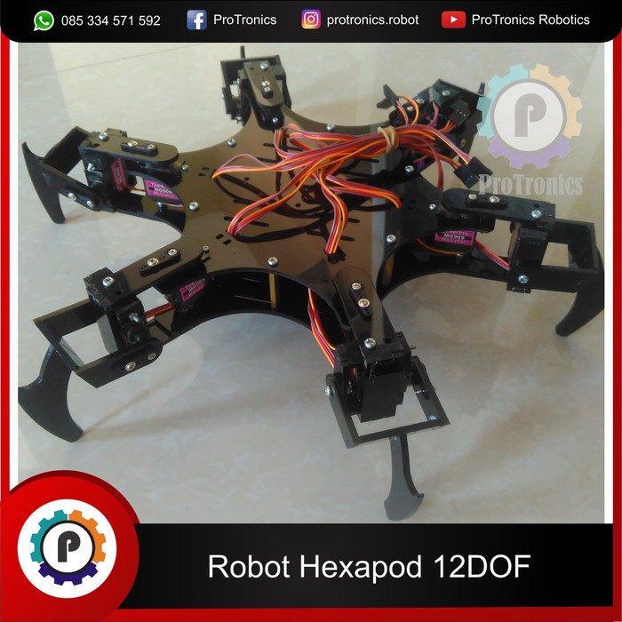 Jual Robot Hexapod Spider 12 DOF include Servo | Shopee Indonesia Jual Robot Hexapod Spider 12 DOF include Servo | Shopee Indonesia