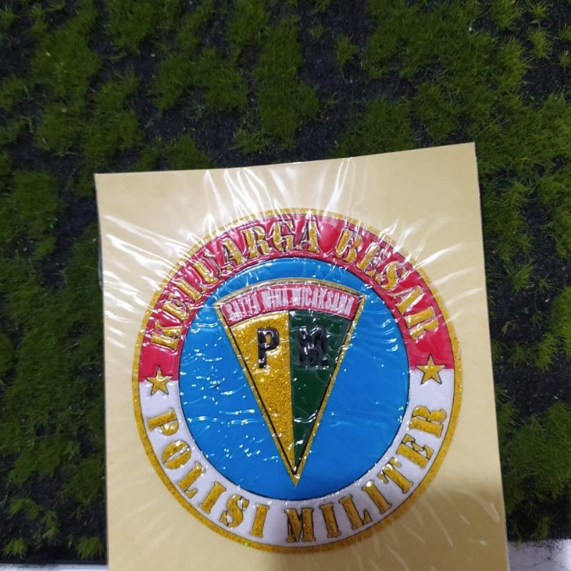 Jual Stiker Plat PM Emblem Motor KELUARGA BESAR PM Bulat | Shopee Indonesia