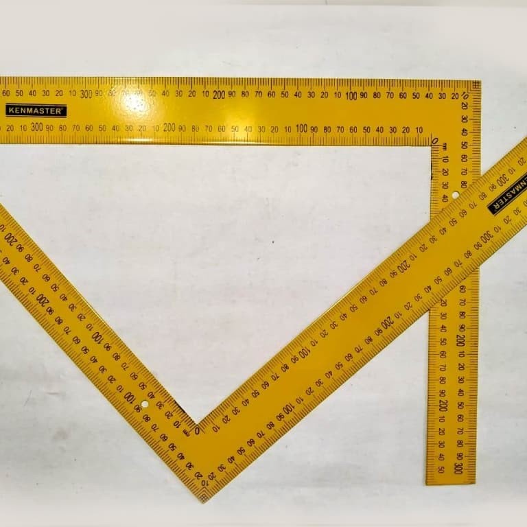 Jual SIKU METER KUNING 40 x 60cm / PENGGARIS TUKANG / SIKU TUKANG ...