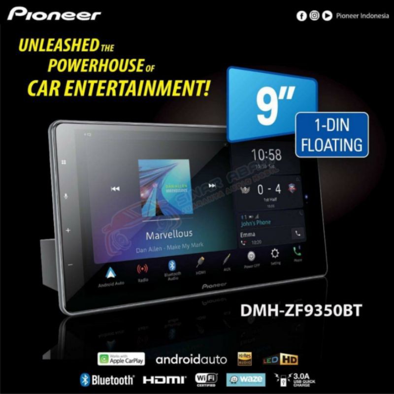 Jual HEAD UNIT UNIVERSAL PIONEER DMH-ZF9350BT LAYAR 9 INCH GARANSI RESMI | Shopee Indonesia