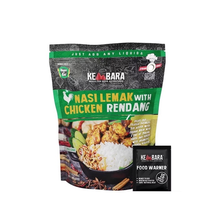 Jual Makanan Instant Kembara Meal Nasi Lemak with Chicken Rendang ...