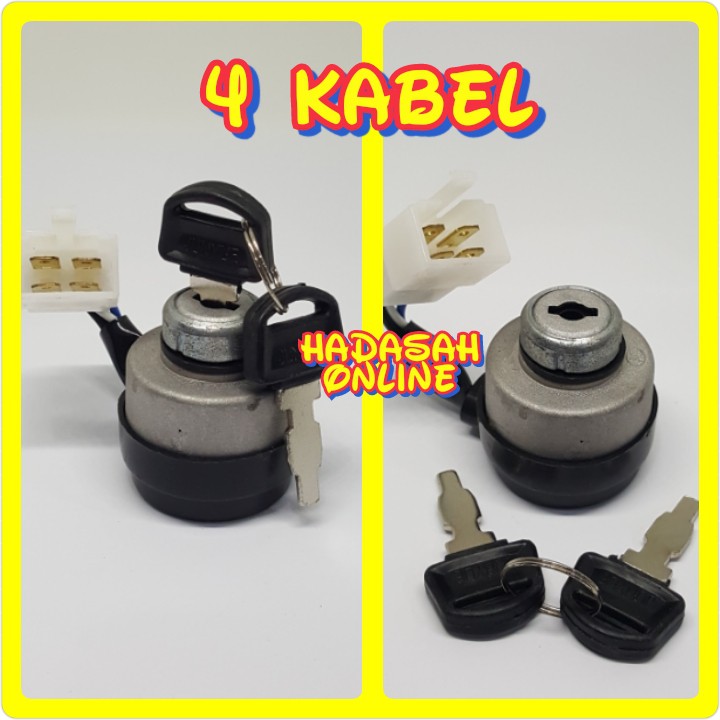 Jual Kunci Stater Kontak Genset 4 Kabel Kaki EC2500 Bensin 2 - 7 Kw ...