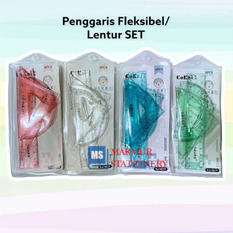 Jual Penggaris Fleksibel Lentur/Mistar Fleksibel (SET) | Shopee Indonesia