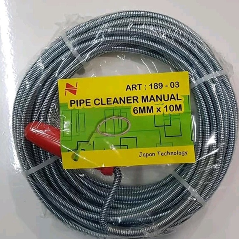 Jual Alat pembersih saluran air mampet 10 meter - drain cleaner 10 meter nankai - anti sumbat ...