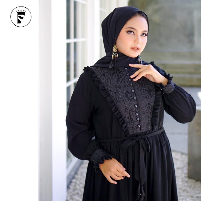Jual ABAYA BLACK DIAMOND Abaya turky Abaya hitam Abaya murah jubah ...
