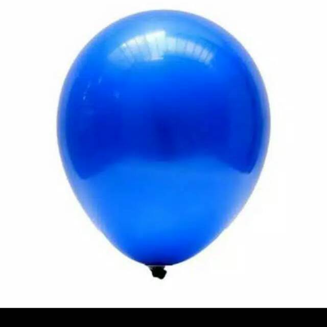 Jual Balon Latex Metalik - Biru Tua | 12inch | Shopee Indonesia