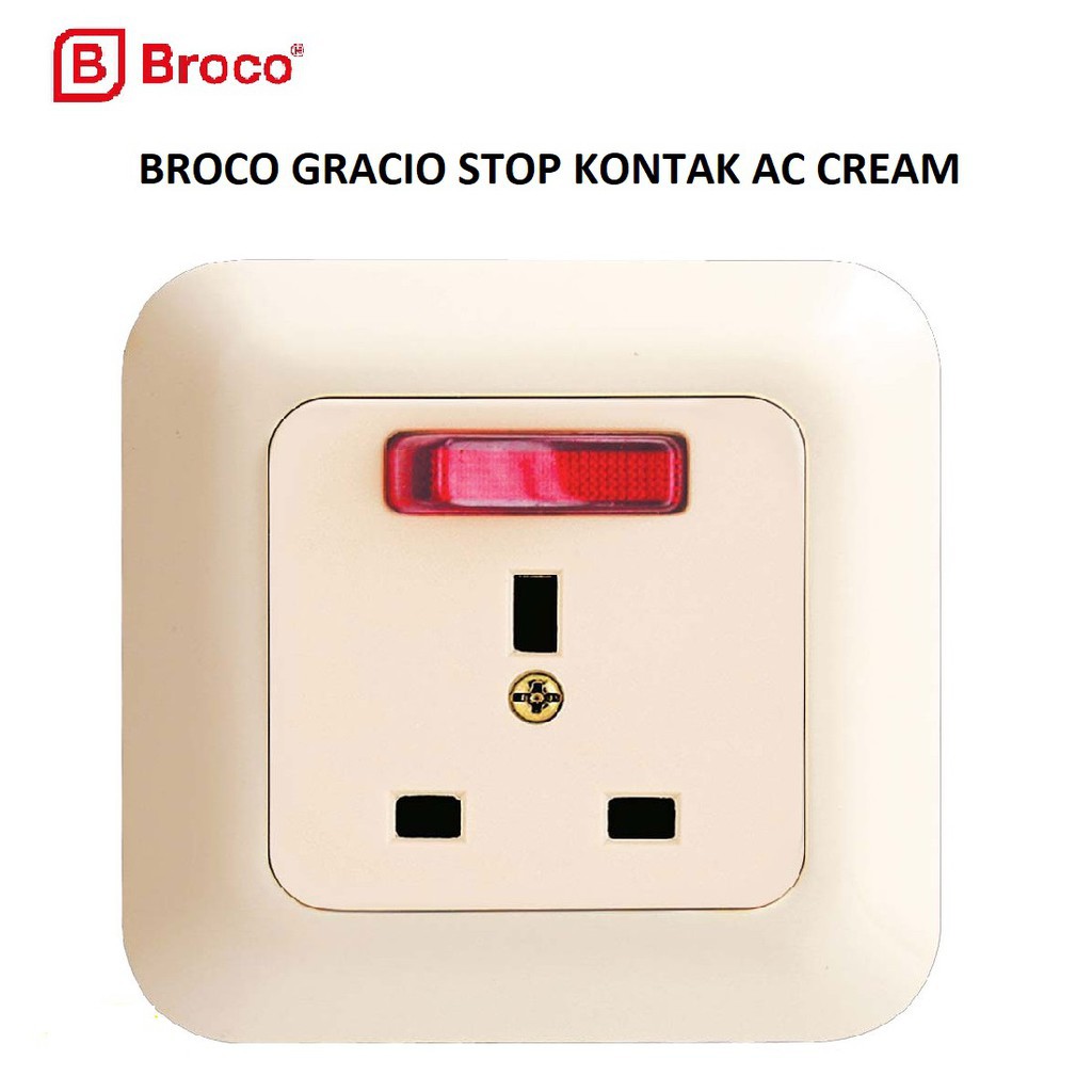 Jual STOP KONTAK AC GRACIO SERIES BROCO | Shopee Indonesia