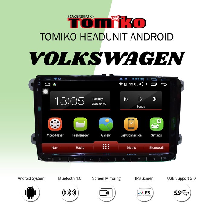 Jual Head unit Android Tomiko OEM for Volkswagen (VW) | Shopee Indonesia