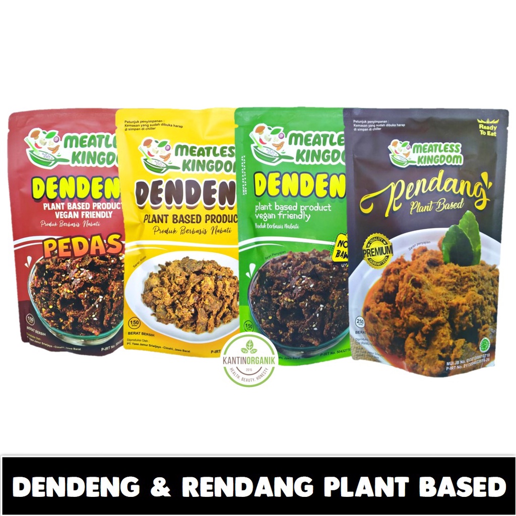 Jual Dendeng Vegan & Rendang Plant Based - Daging Vegan & Vegetarian ...