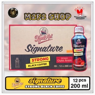Jual Kopi Kapal Api Signature STRONG Black Coffee Botol Pet - 200 ml ...