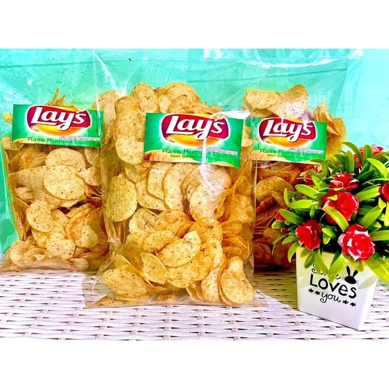 Jual LAYS RUMPUT LAUT/SNACK BRANDED/SNACK KILOAN Indonesia|Shopee Indonesia