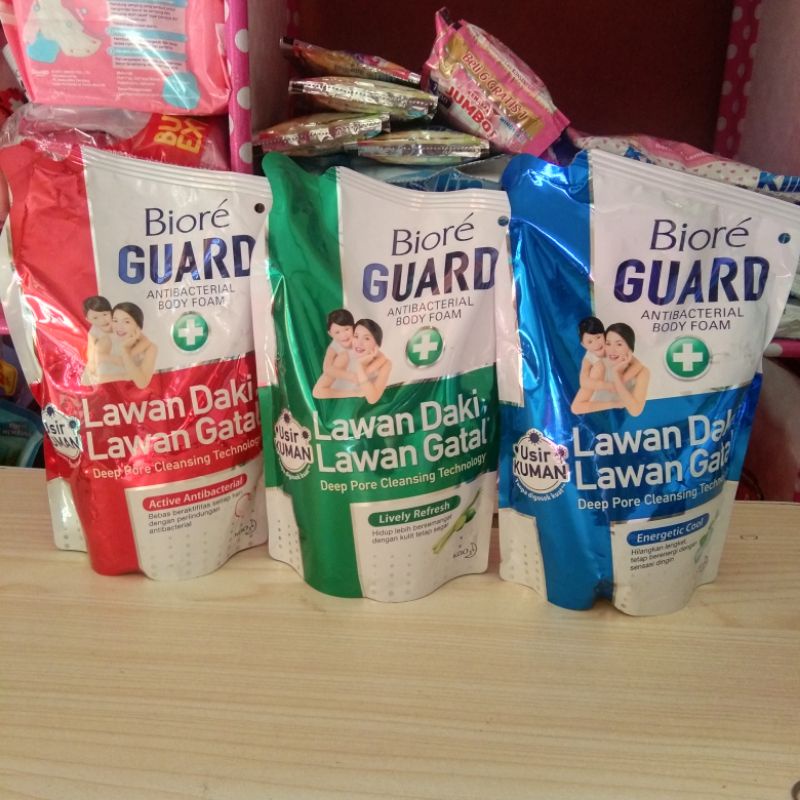 Jual Biore Guard 450ml Body Foam Lawan Daki Body Wash Sabun Mandi | Shopee Indonesia