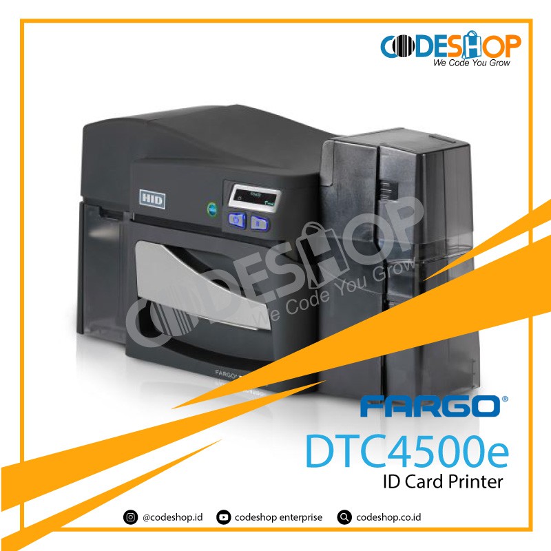 Jual FARGO DTC 4500 | SINGLE SIDE / SATU SISI printer ID card printer ...