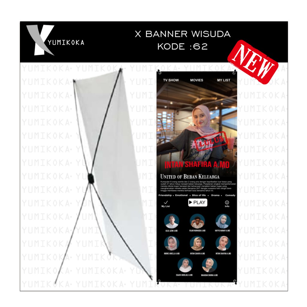 Jual PAKET STAND BANNER XBANNER ACARA WISUDA KELULUSAN PROTOKOL ...