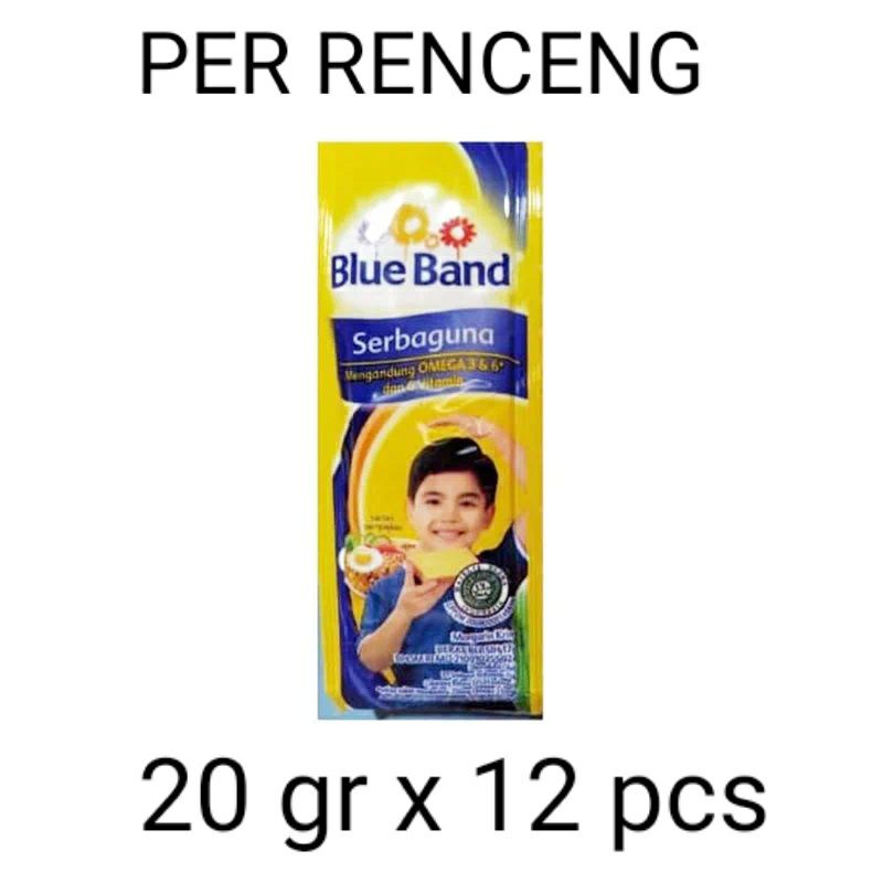 Jual Blue Band Sachet 20 gr x 12 pcs | Shopee Indonesia