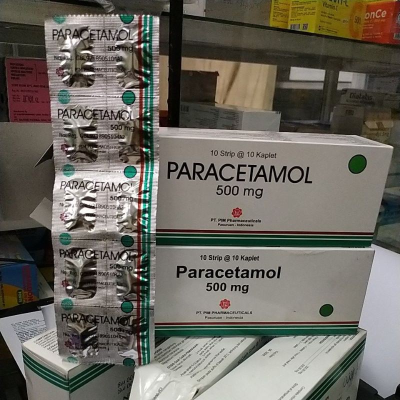 Jual PARACETAMOL 500 Mg/ HARGA PERSTRIP ISI 10 TAB | Shopee Indonesia