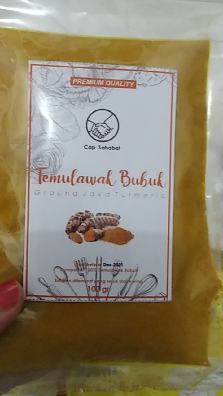 100gr Temulawak Bubuk / Ground Java Turmeric / Rempah / JSR 100% ...