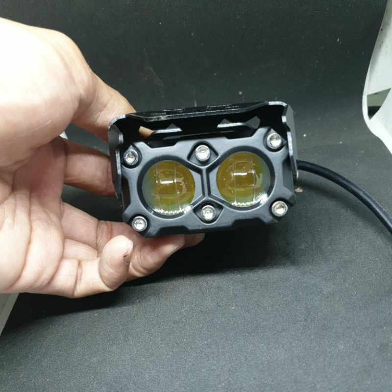 Jual Lampu Tembak Laser Led / Mini Projie 2 Mata 2 warna Indonesia ...