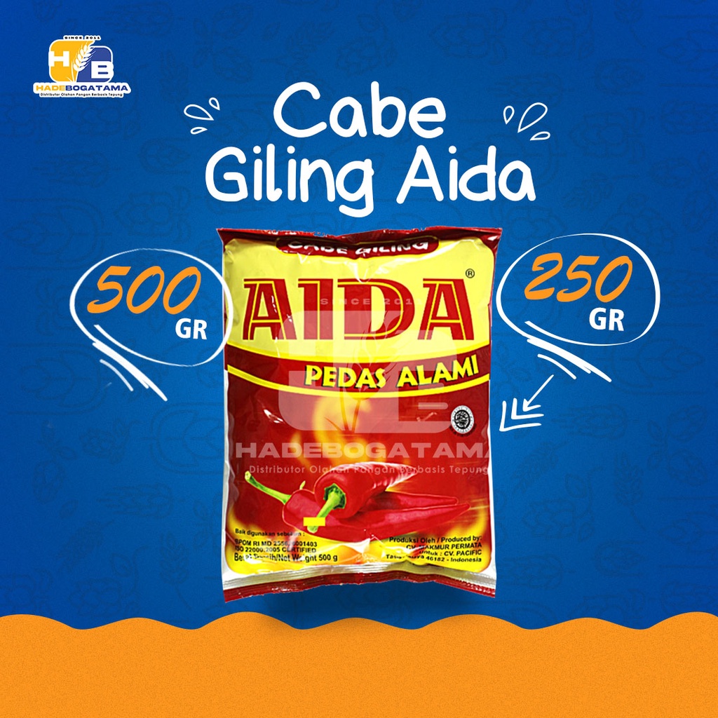Jual Bubuk Cabe Aida 250 Gr (BKS) | Shopee Indonesia