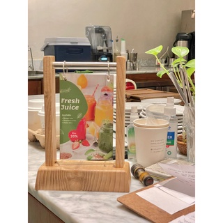 Jual PROMO MEJA TENT TABLE MENU GANTUNG TENT CARD NOMOR MEJA KAYU ...