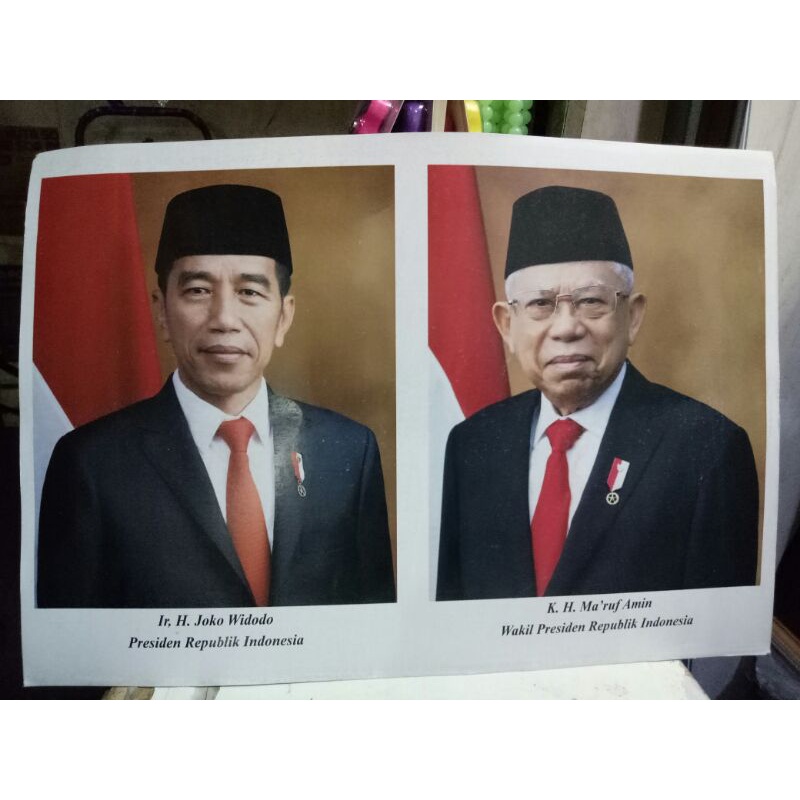 Jual Poster Presiden dan Wakil Presiden | Shopee Indonesia
