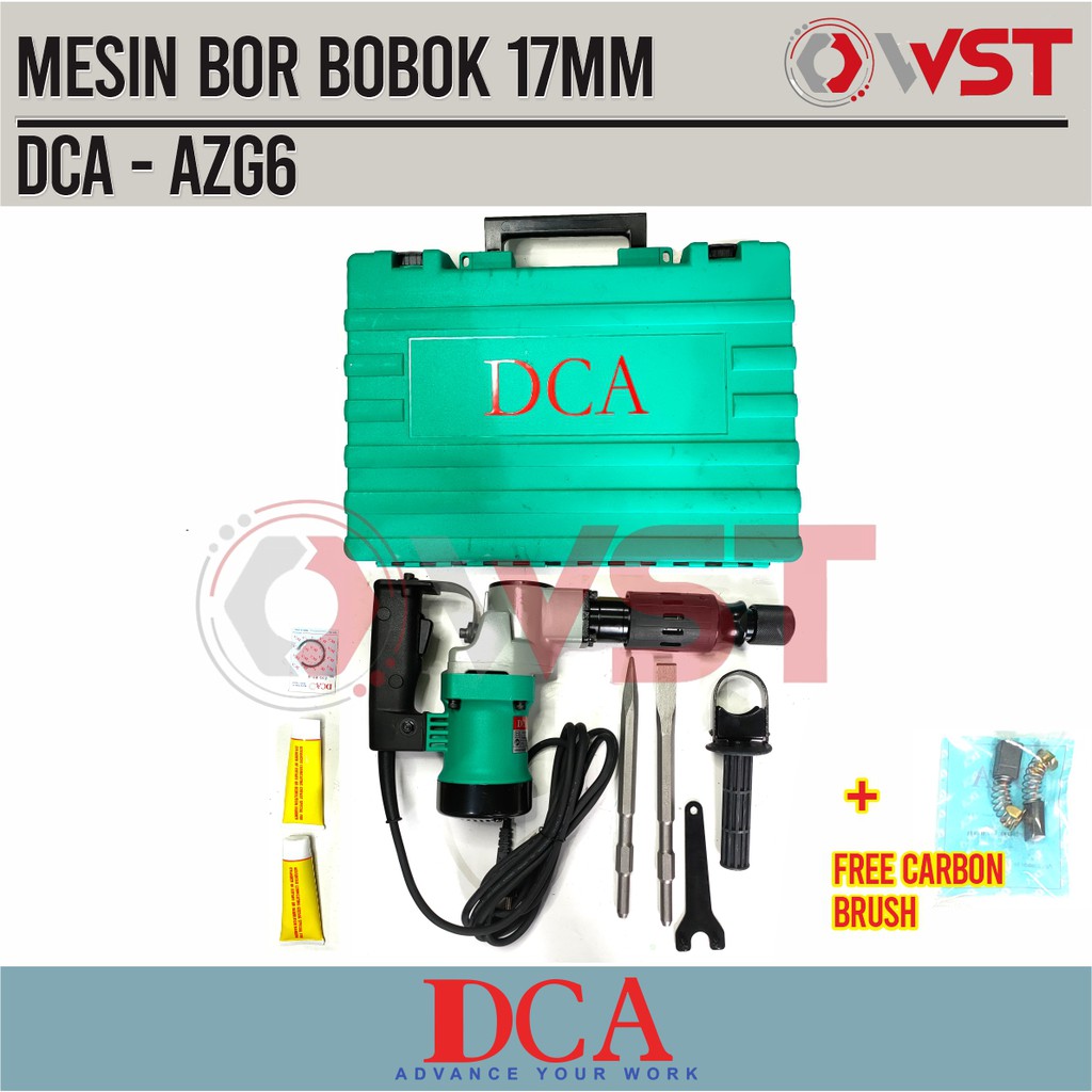 Jual Mesin Bobok DCA Percussion Hammer AZG6 - SDS Hex 17mm | Shopee Indonesia