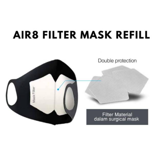 Jual Filter Masker Air 8 - Filter Masker Polyurthane/Kain/Scuba ...